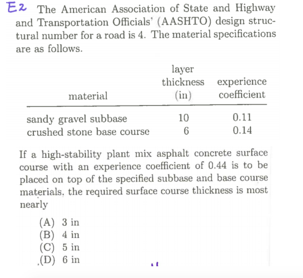 Solved The American Association of State and Highway and | Chegg.com