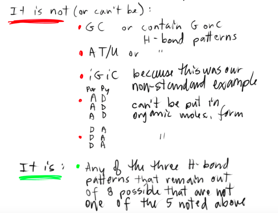 Solved Organic Chemistry Design your own Watson Crick | Chegg.com