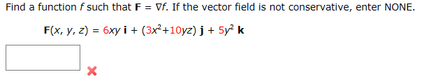Solved Find a function f such that F = nabla f. If the | Chegg.com