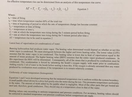 An effective temperature rise can be determined from | Chegg.com