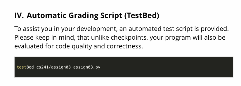 Solved I. Overview This assignment will give you practice | Chegg.com
