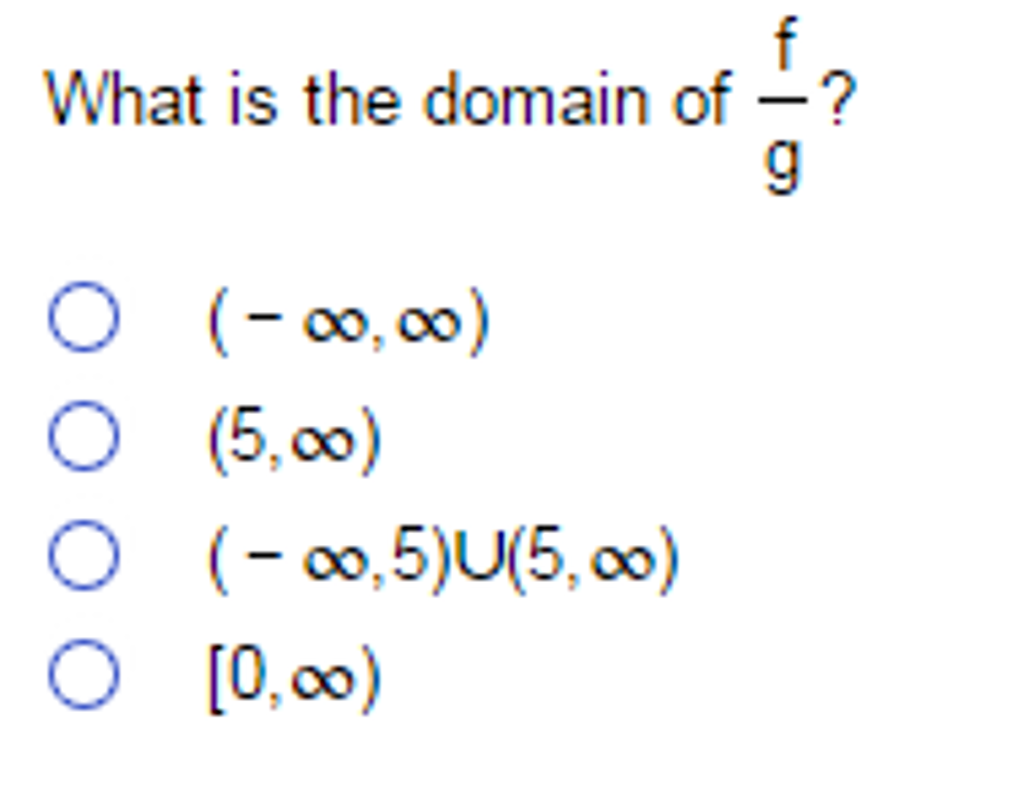Solved First find f+g, f-g, fg and-Then determine the domain | Chegg.com