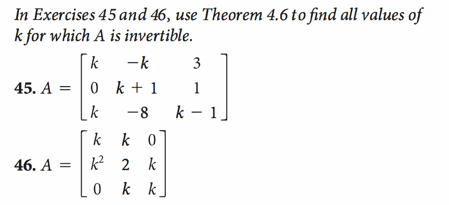 Solved In Exercises 45and 46, use Theorem 4.6 to find all | Chegg.com