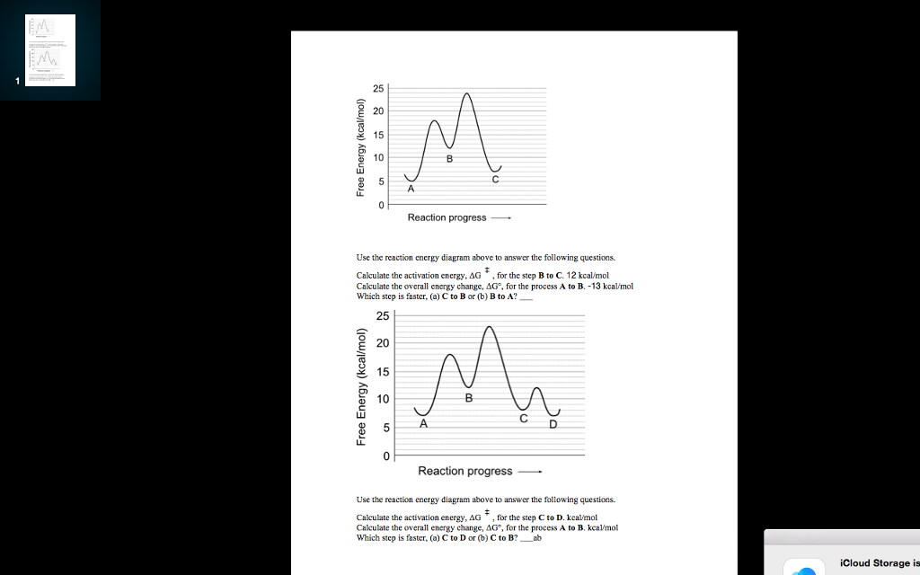Solved Use the reaction energy diagram above to answer the | Chegg.com