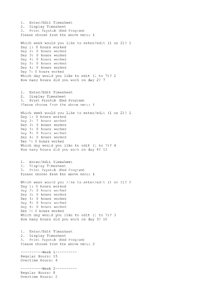 Solved HW5: Weekly Timesheet CSS 161 Fundamentals of | Chegg.com