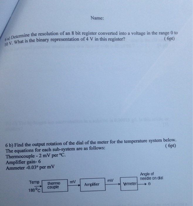 Solved Determine the resolution of an 8 bit register | Chegg.com