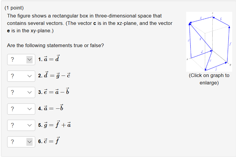 Solved I don't understand 3D vectors much but I got: 1. | Chegg.com