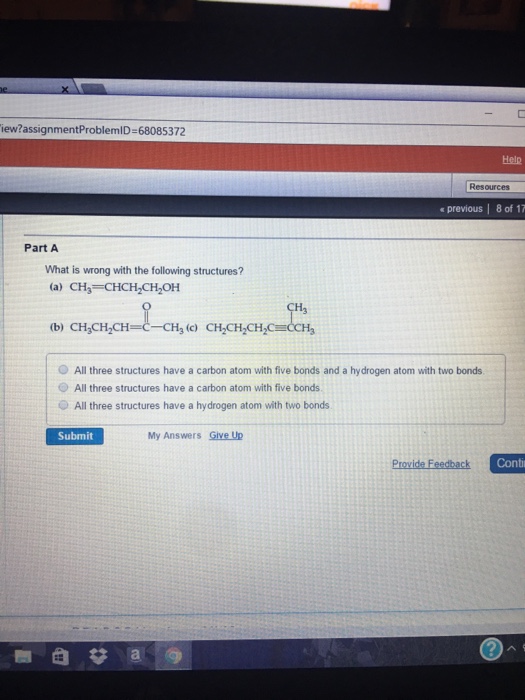 Solved What is wrong with the following structures? CH_3 | Chegg.com
