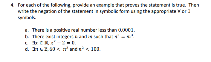 Solved For each of the following, provide an example that | Chegg.com