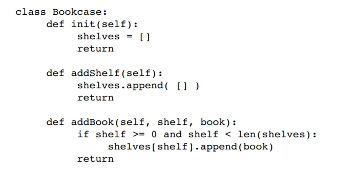 Solved In Python, Whats wrong with the following class | Chegg.com Solved In Python, Whats wrong with the following class | Chegg.com