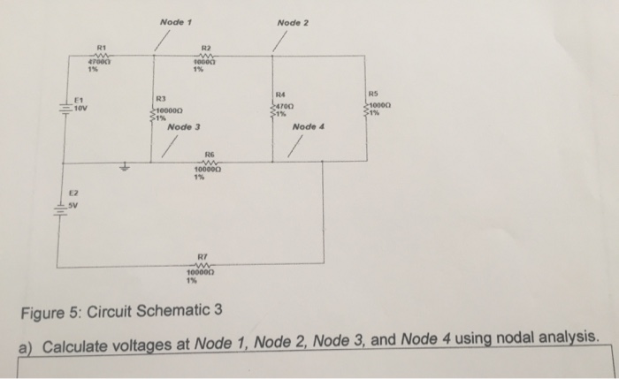 Solved Calculate voltages at Node 1, Node 2, Node 3, and | Chegg.com