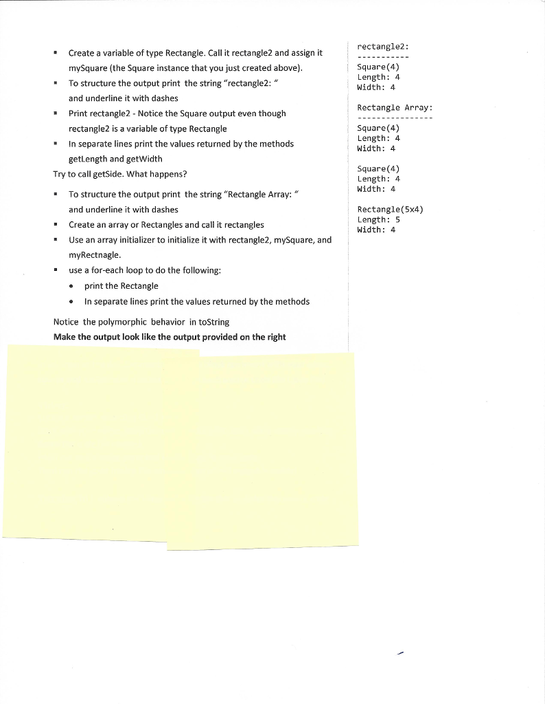 Solved Assignment Inheritance Learning Objectives Declare a | Chegg.com