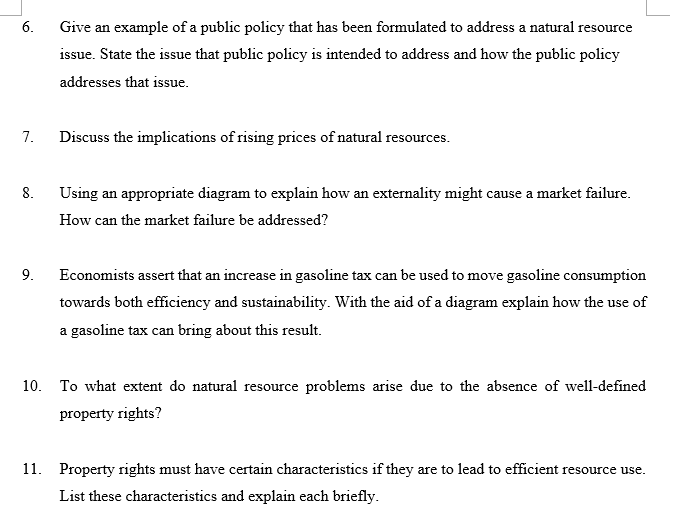 Public Policy Examples