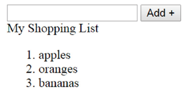 Solved Write a shopping list web application. Your | Chegg.com