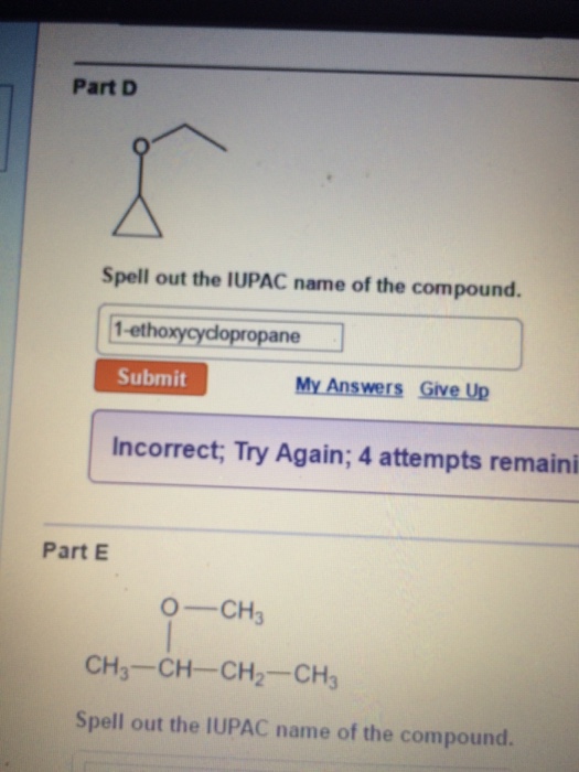 Solved Spell out the IUPAC name of the compound. Spell out | Chegg.com