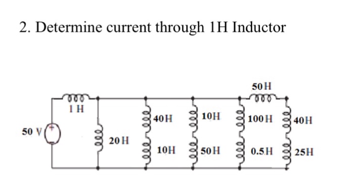 Solved Determine current through 1H Inductor | Chegg.com