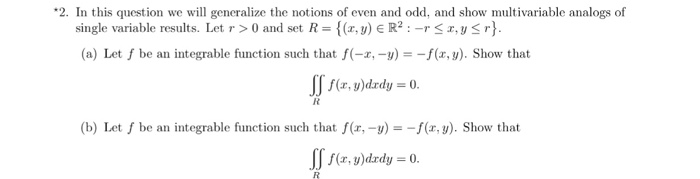 Solved In this question we will generalize the notions of | Chegg.com