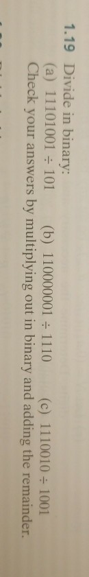 Solved 1.9 Construct a table for 7-3-2-1 weighted code and | Chegg.com
