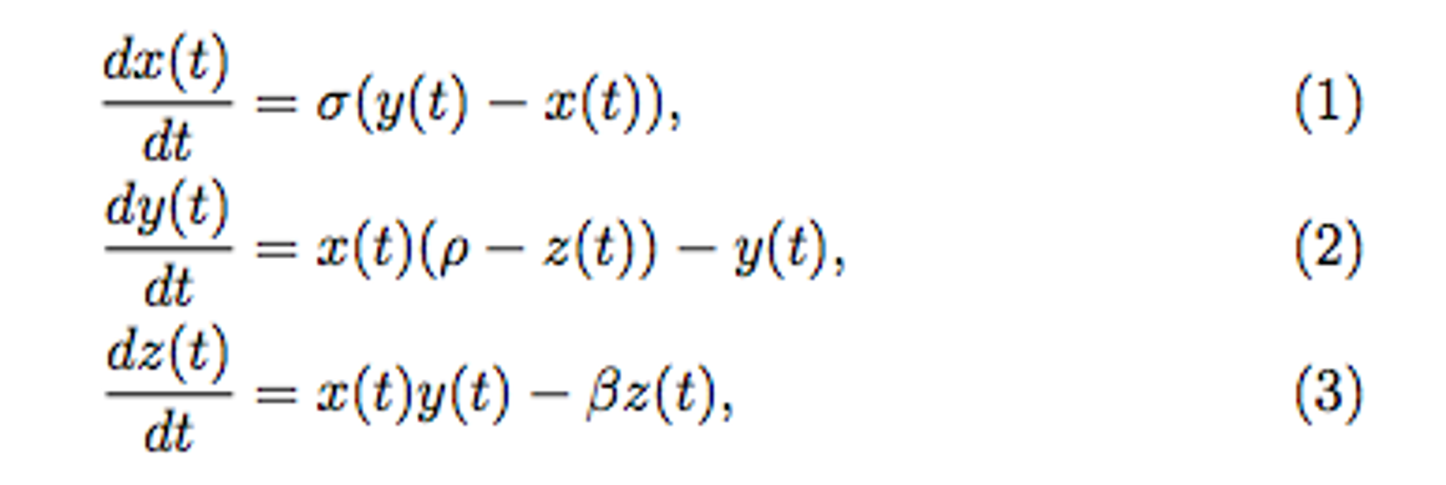 Use The Matlab Command Lorenz To Visualize The Lorenz