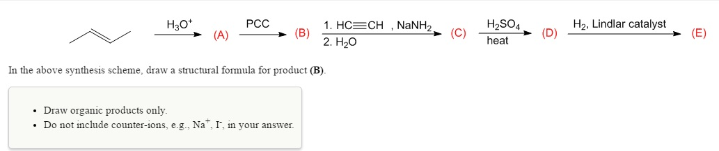 Solved In the above synthesis scheme, draw a structural | Chegg.com