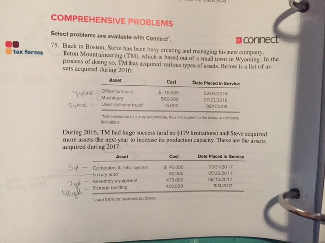 Solved COMPREHENSIVE PROBLEMS Select problems are available | Chegg.com