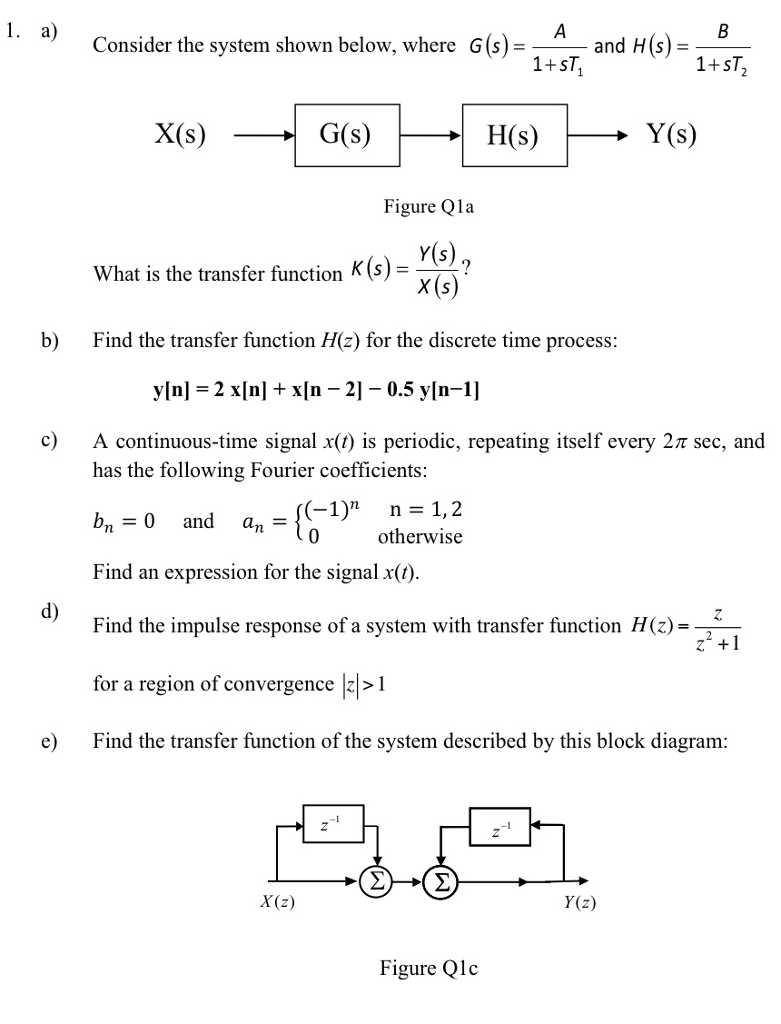 Solved Consider the system shown below, where G(s) and H(s) | Chegg.com