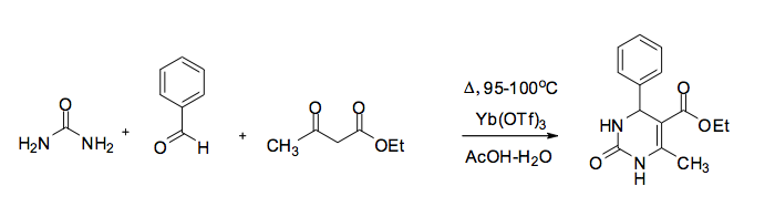 Solved 13 A,95-10000C Yb(OTf)3 OE AcOH-H2O O C3 OEt CH3 | Chegg.com