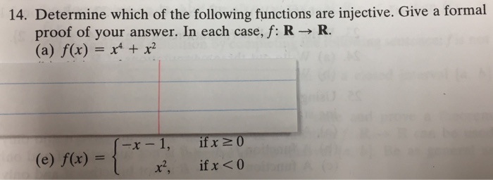 Solved Determine which of the following functions are | Chegg.com