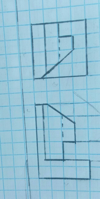 Solved draw the missing top view as well as the isometric | Chegg.com