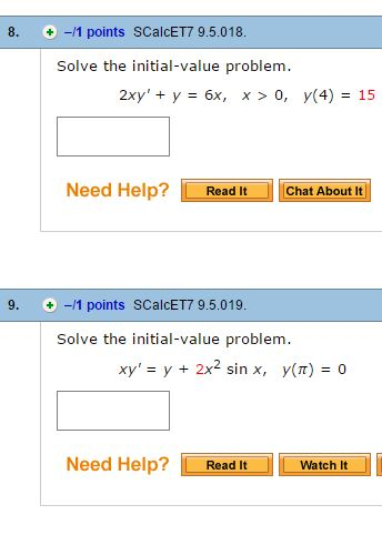 Solved Solve the initial - value problem 2xy1 + y = 6x, x > | Chegg.com