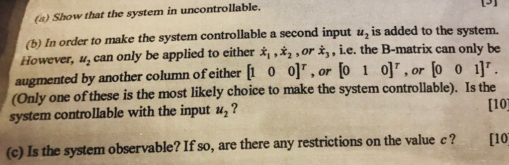 Solved 2 Consider The Following Lti System Y 1
