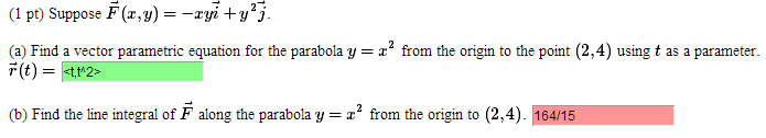 Solved ((a) Find a vector parametric equation for the | Chegg.com