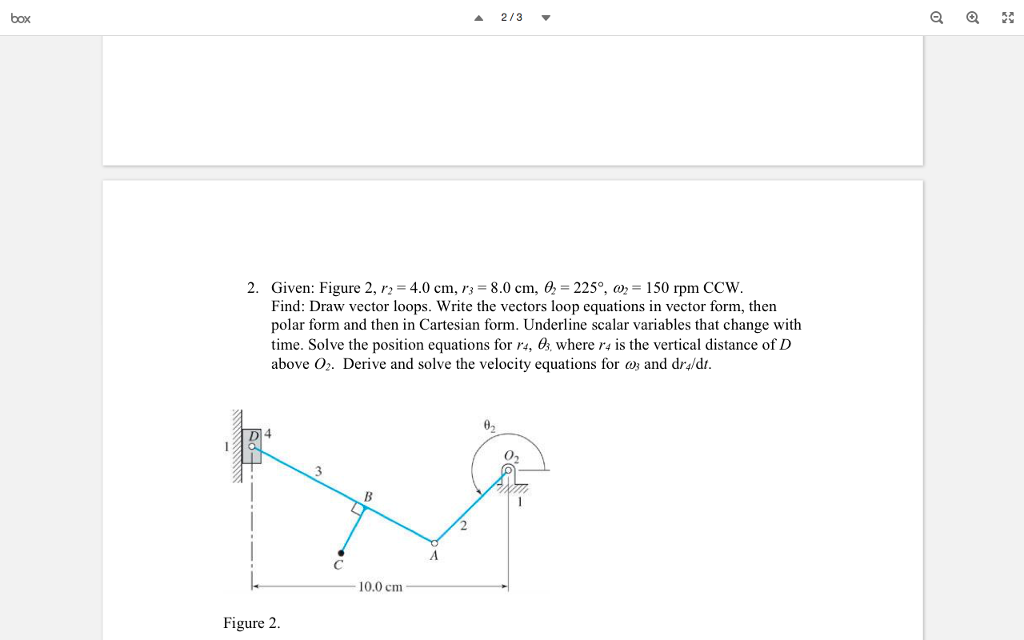 Solved Given: Figure 2, r_2 = 4.0 cm, r_3 = 8.0 cm, theta_2 | Chegg.com Solved Given: Figure 2, r_2 = 4.0 cm, r_3 = 8.0 cm, theta_2 | Chegg.com