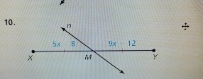 Solved identify the segment bisector of XY. Then find XY. | Chegg.com