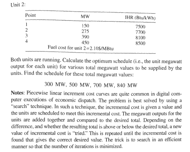 Solved 3.2 with Three-Segment Piecewise Linear Incremental | Chegg.com