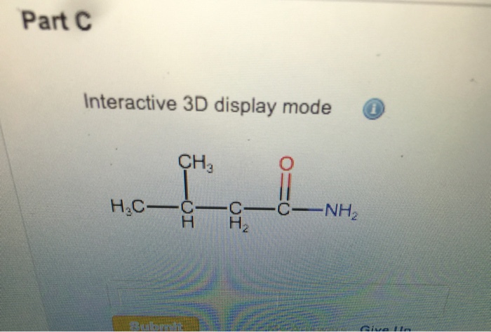 Interactive 3D display mode | Chegg.com