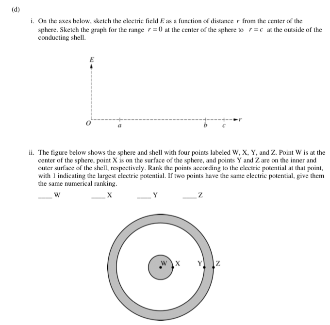 Solved Plastic Sphere Conducting Spherical Shell 1. A solid | Chegg.com