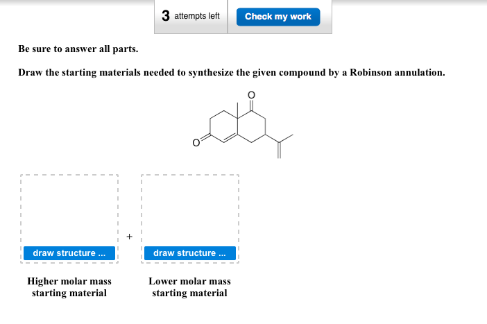 Solved Draw The Starting Materials Needed To Synthesize The