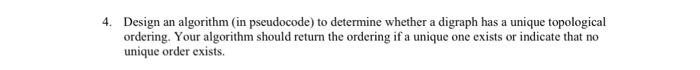 Solved Design an algorithm (in pseudocode) to determine | Chegg.com