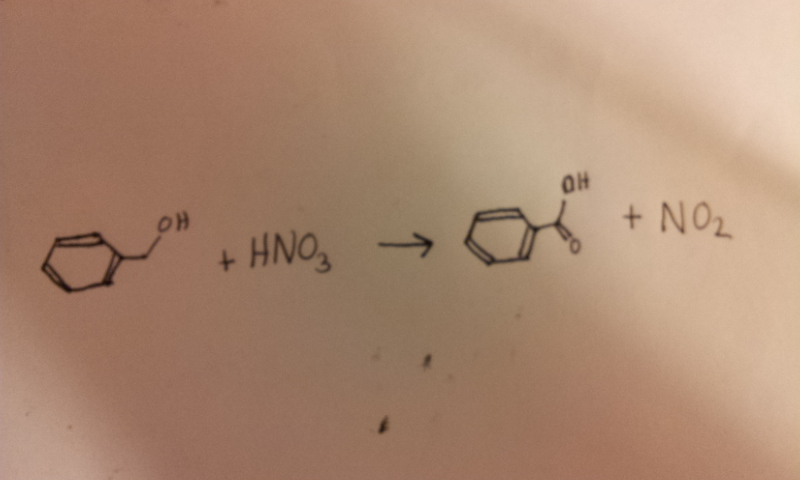 Solved What is the oxidation reduction equation for benzyl | Chegg.com