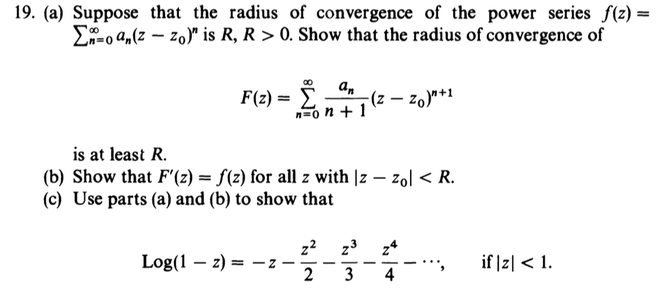 Suppose that the radius of convergence of the power | Chegg.com