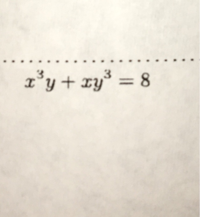 Solved Use implicit differentiation to find dy/dx. Simplify | Chegg.com