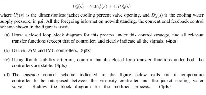 Transfer functions and IMC | Chegg.com