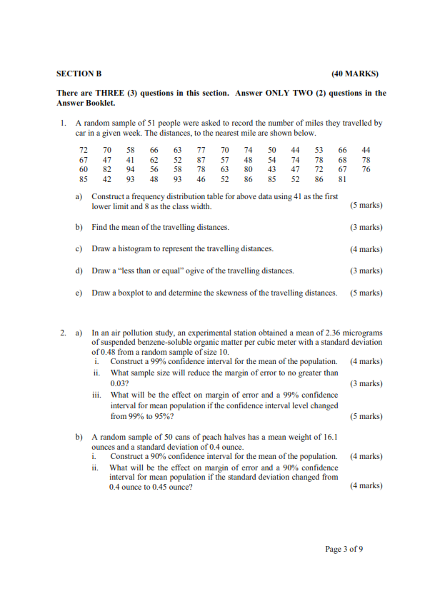 Solved SECTION B (40 MARKS) There are THREE (3) questions in | Chegg.com