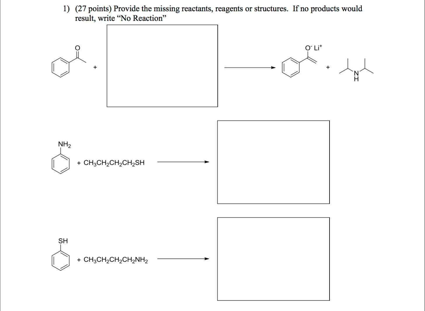 Solved Provide the missing reactants, reagents or | Chegg.com