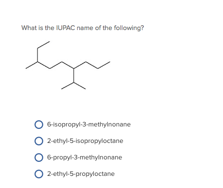 Solved What is the IUPAC name of the following? O | Chegg.com