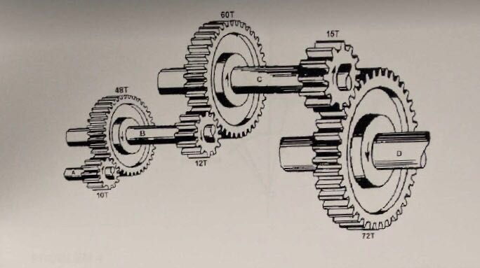 Solved consider the gear train shown in the illustration | Chegg.com