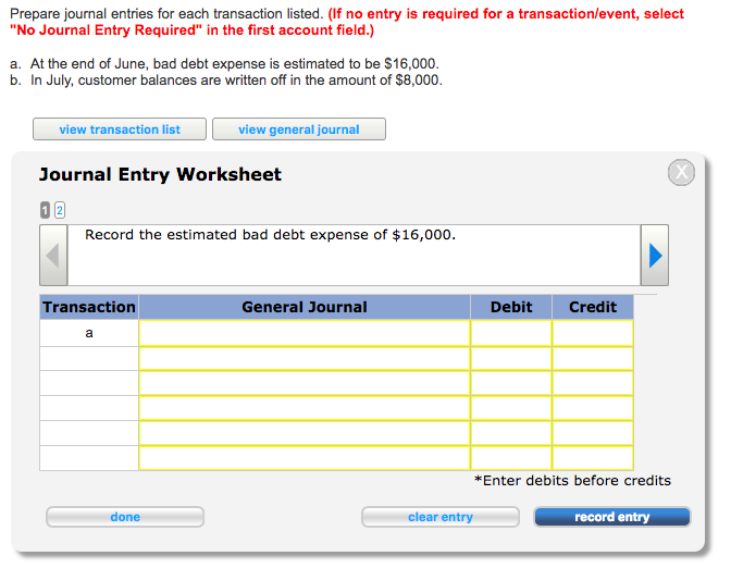 Solved Prepare journal entries for each transaction listed. | Chegg.com