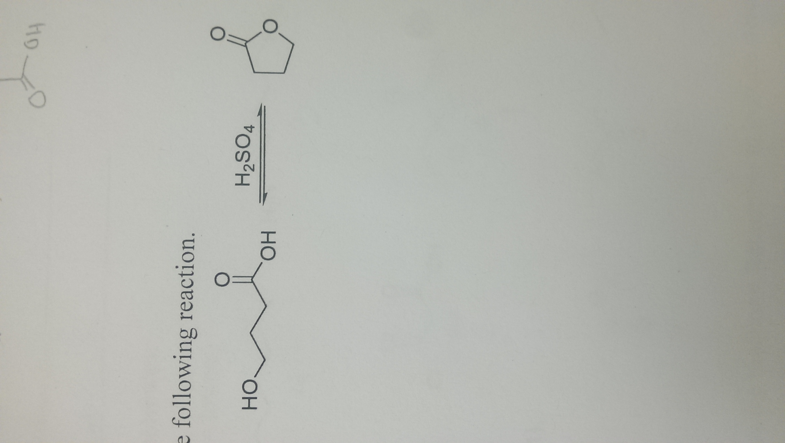 Solved Draw the mechanism for the following reaction. | Chegg.com