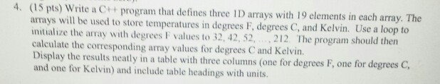 Solved Write a C++ program that defines three ID arrays with | Chegg.com